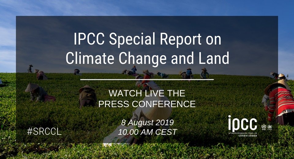 Climate Change and Land. 50th session IPCC in Geneva — English