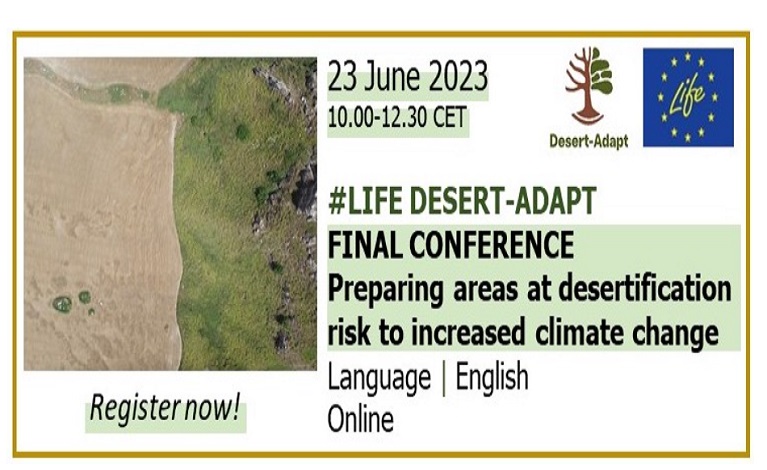 Final conference LIFE project Desert-Adapt — English