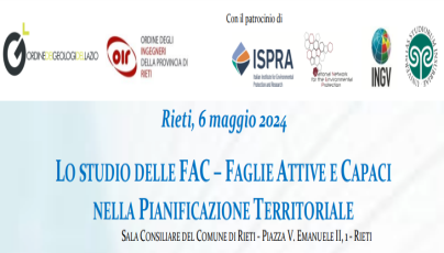 The study of FAC - Active and Capable Faults in Territorial Planning ...