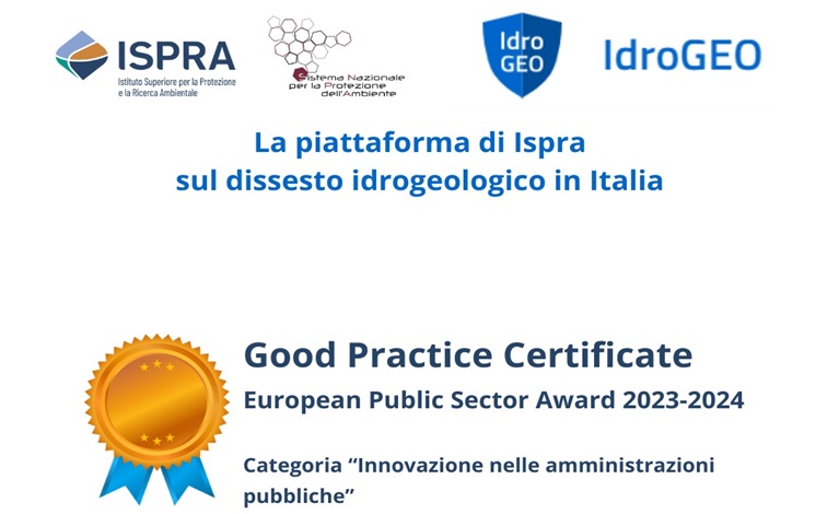 A IdroGEO dell'ISPRA il Good Practice Certificate all'EPSA - European ...