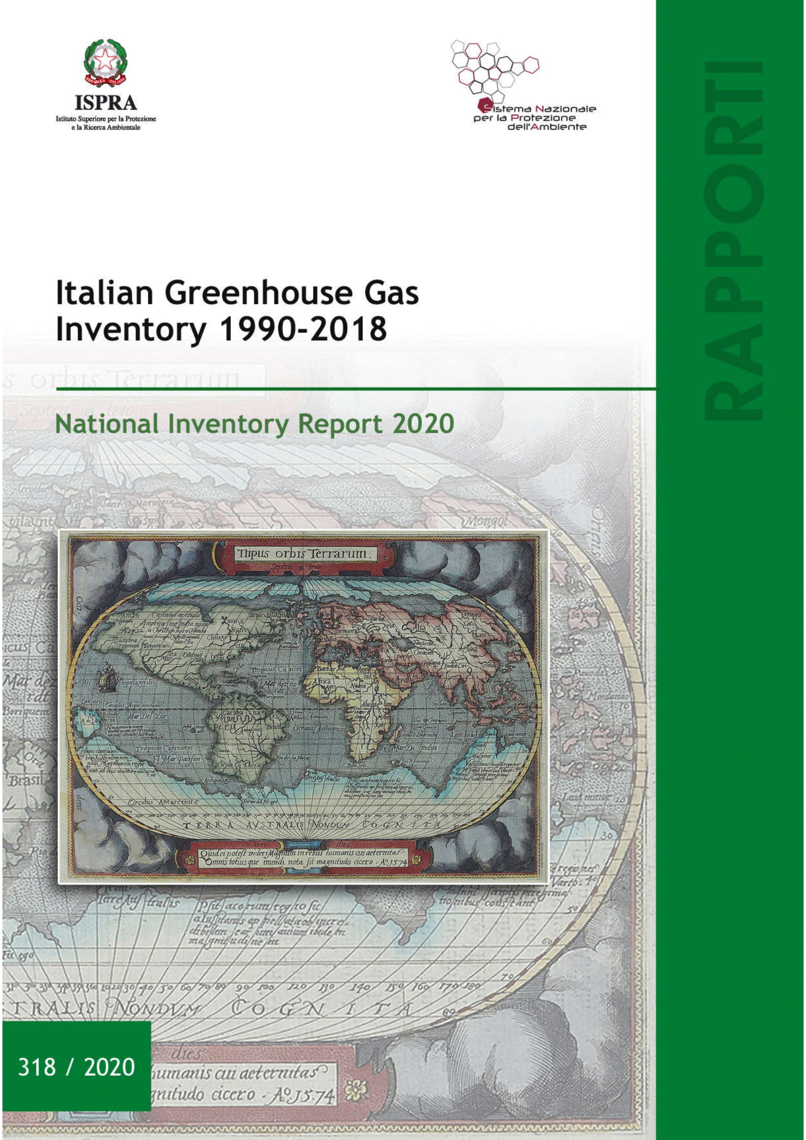 Italian Greenhouse Gas Inventory 1990-2018. National Inventory Report ...