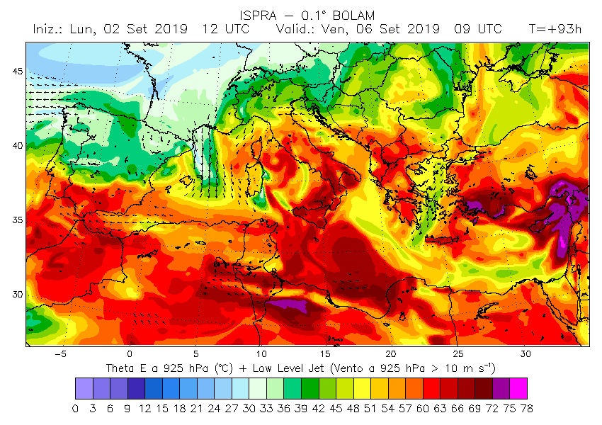 ISPRA: Previsioni Meteo