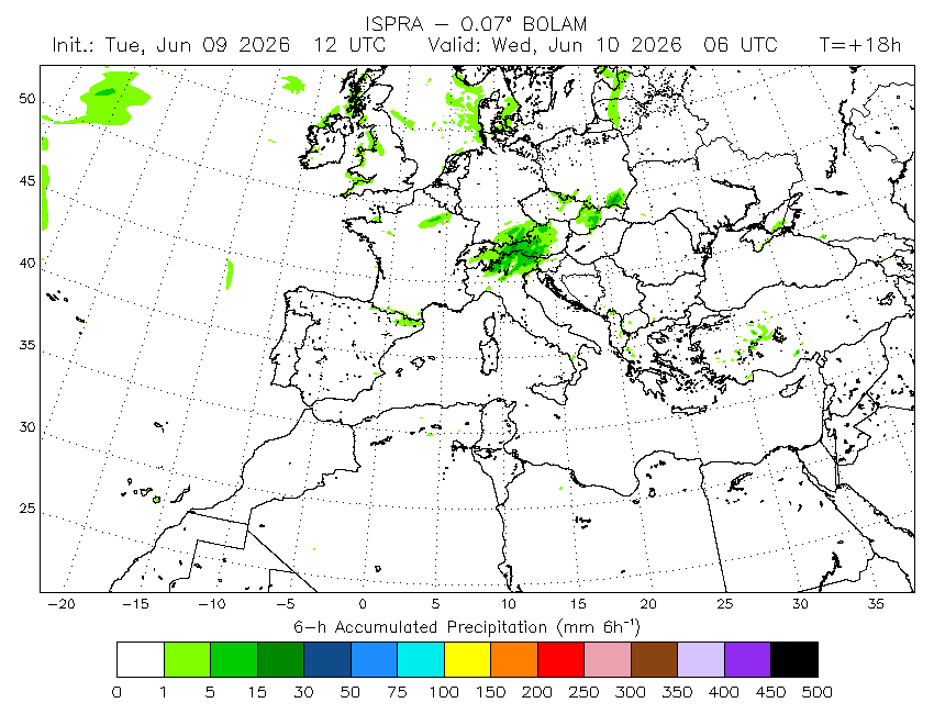 ISPRA: Meteorological forecasts