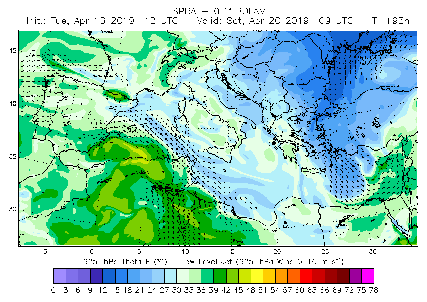 ISPRA: Meteorological Forecasts
